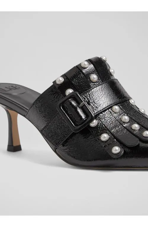 LK BENNETT Studded Mules - Black