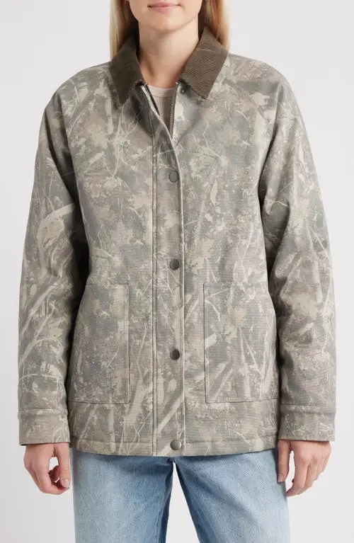 THREAD & SUPPLY Stretch Cotton Twill Chore Coat - Dark Tree Camo