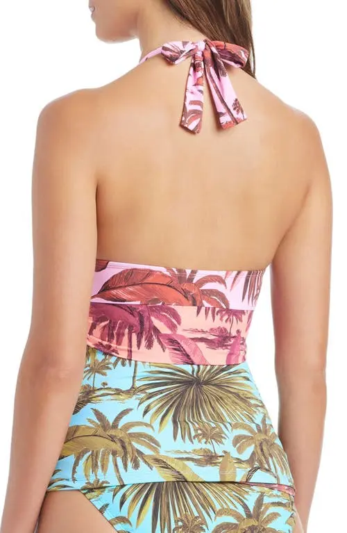 ROD BEATTIE Halter Tankini Top