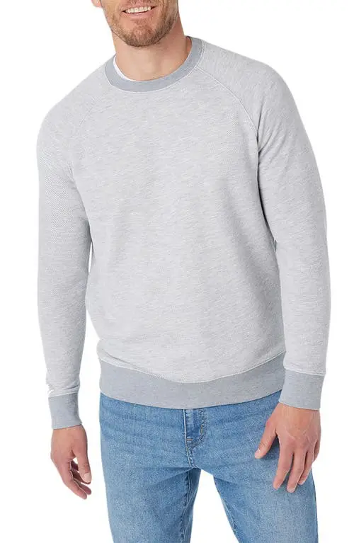 FAIR HARBOR Tailwind Textured Sweatshirt - Heather Grey