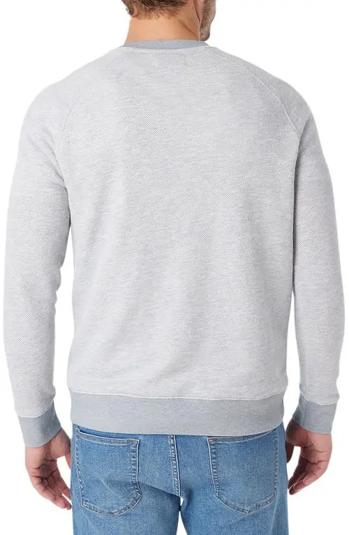 FAIR HARBOR Tailwind Textured Sweatshirt - Heather Grey