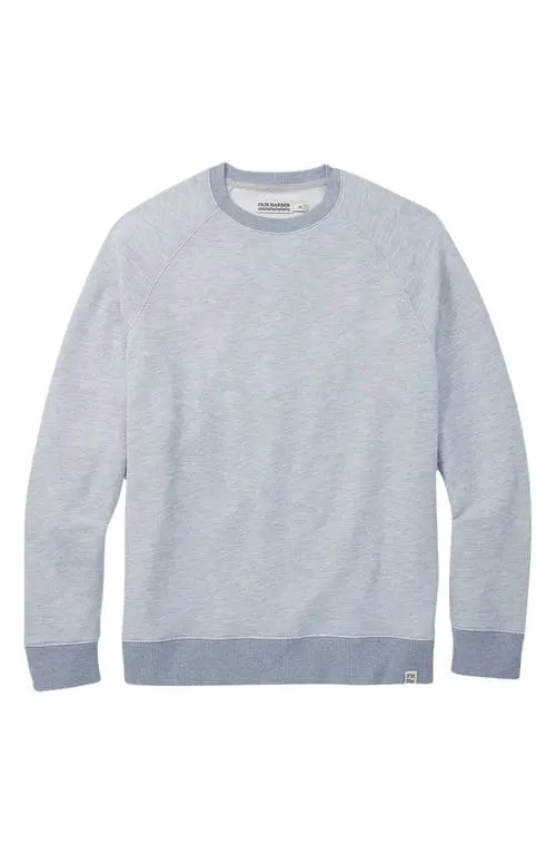 FAIR HARBOR Tailwind Textured Sweatshirt - Heather Grey