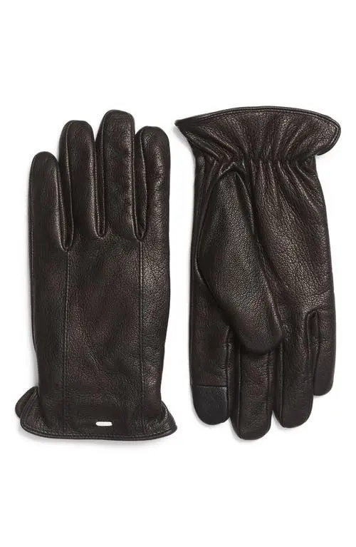Rag & Bone Evan Leather Gloves - Black