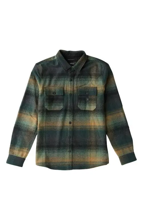 ROARK Nordsman Plaid Flannel Snap-up Overshirt