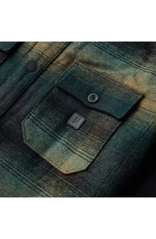 ROARK Nordsman Plaid Flannel Snap-up Overshirt