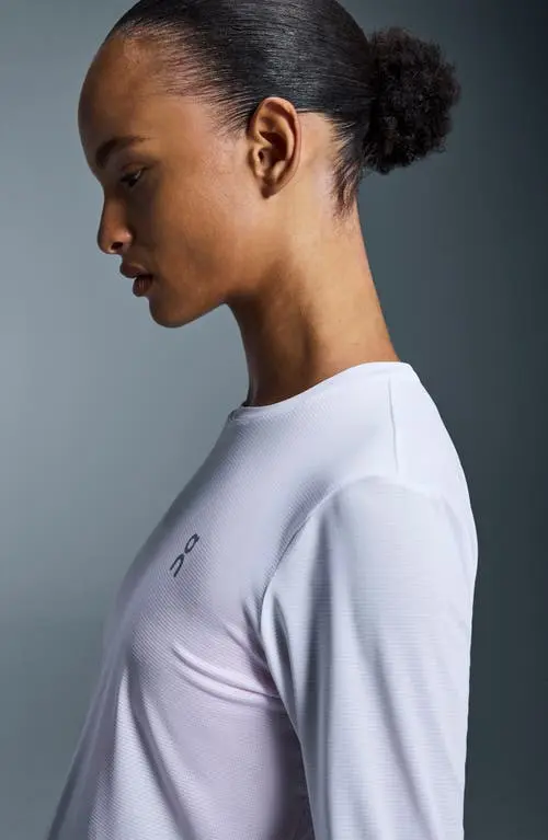 On Core Long Sleeve Running T-shirt - White