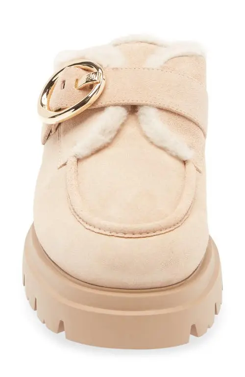 STUART WEITZMAN Benni Genuine Shearling Mule