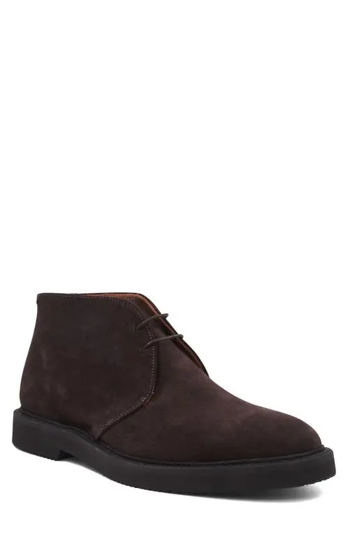Aquatalia Golliard Water Resistant Chukka Boot - Dark Brown Suede