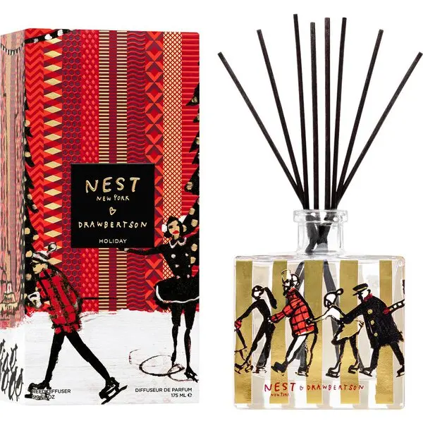 NEST NEW YORK X Drawbertson Holiday Decorative Reed Diffuser - No Color