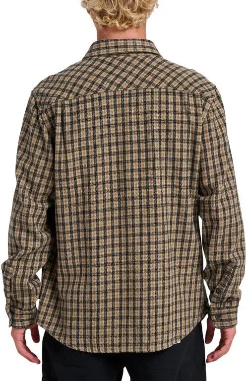 Quiksilver Mercury Sandstrokes Flannel Button-up Shirt