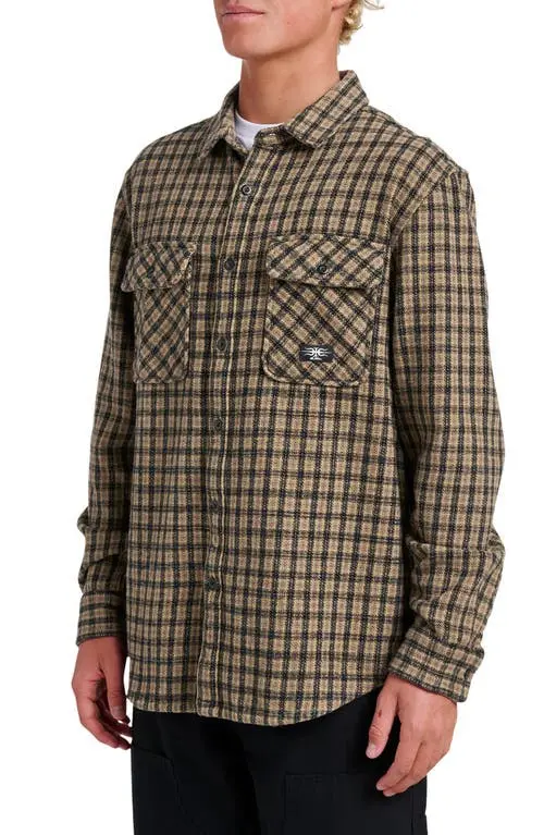 Quiksilver Mercury Sandstrokes Flannel Button-up Shirt