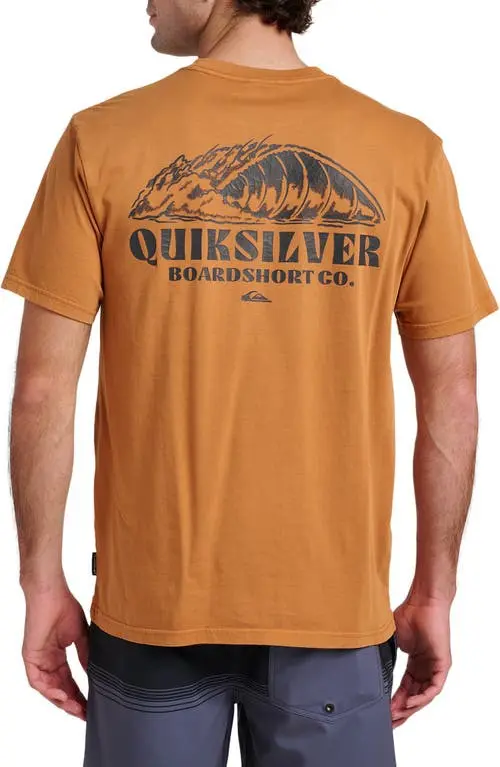Quiksilver Going Left Graphic T-shirt - Almond