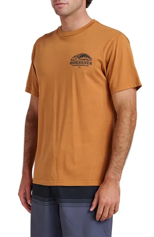 Quiksilver Going Left Graphic T-shirt - Almond