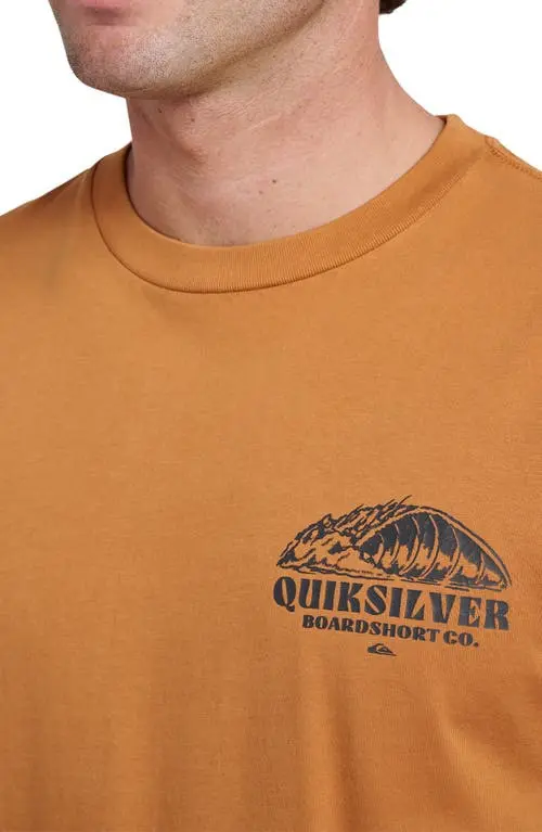 Quiksilver Going Left Graphic T-shirt - Almond