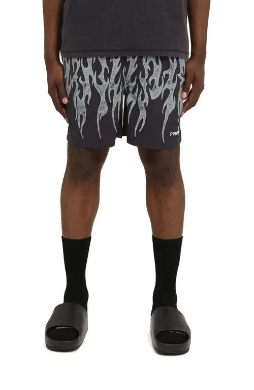 PURPLE BRAND Printed Performance Shorts