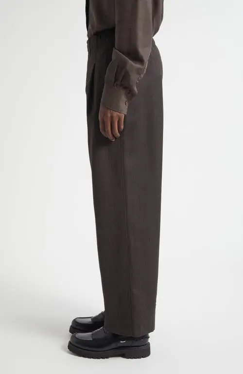 Our Legacy Leisure Pleated Virgin Wool Trousers