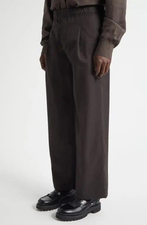 Our Legacy Leisure Pleated Virgin Wool Trousers