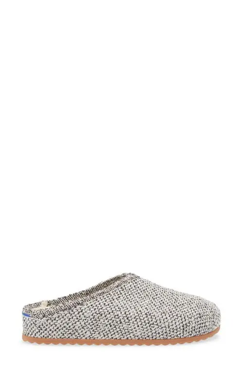 Rothy's Faux Shearling Lined Clogs - Cookies And Cream Boucle