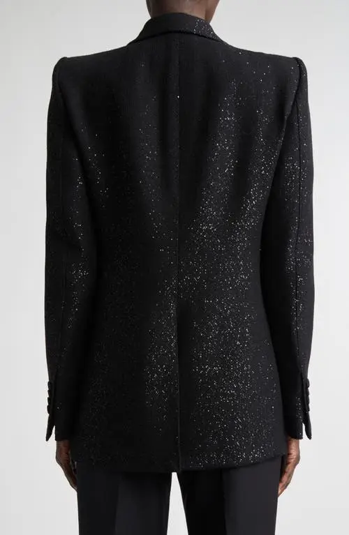 TOM FORD Sequin Embellished Wool Blend Blazer