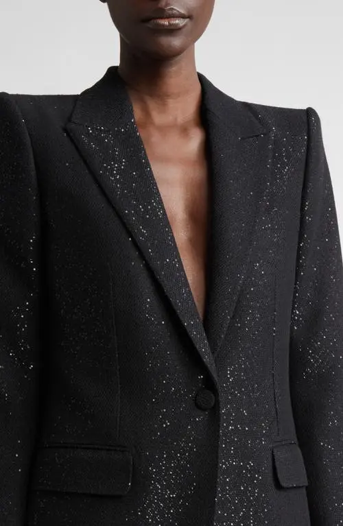 TOM FORD Sequin Embellished Wool Blend Blazer