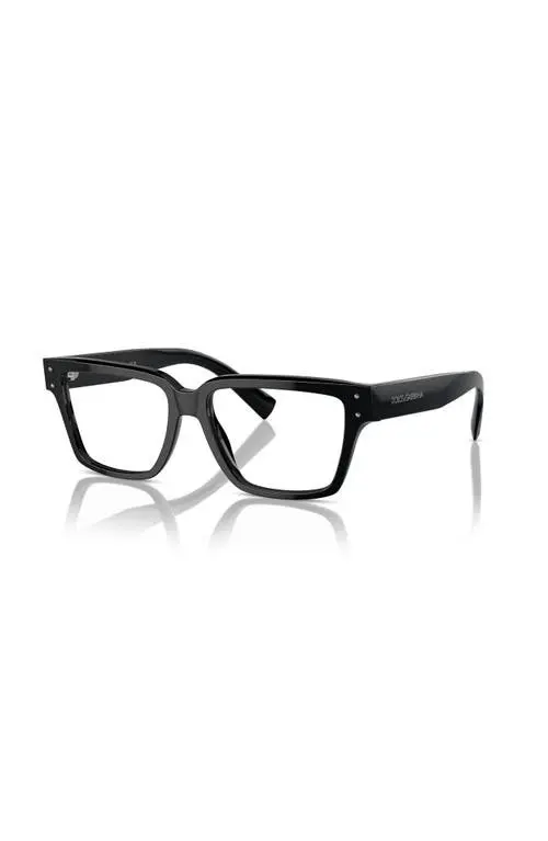Dolce & Gabbana 55mm Square Optical Glasses - Black