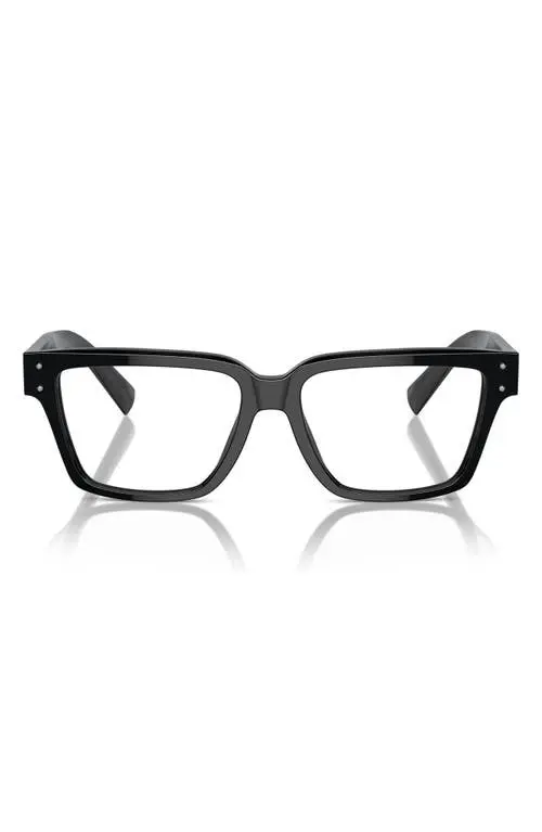 Dolce & Gabbana Square Optical Eyeglasses - Black