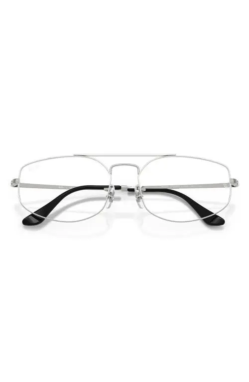 Ray-ban Irregular Optical Glasses - Silver