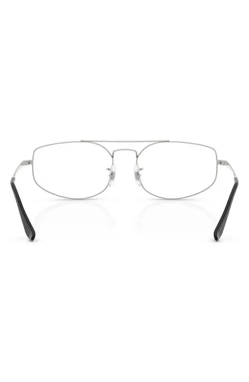 Ray-ban Irregular Optical Glasses - Silver