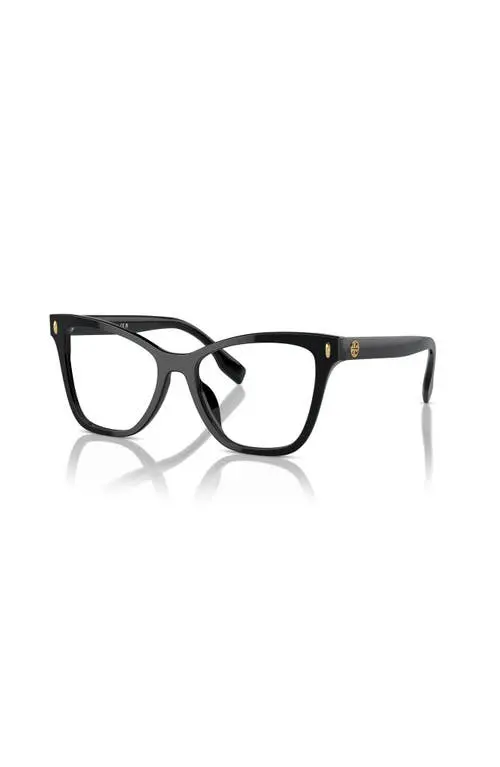 Tory Burch 53mm Cat Eye Optical Glasses - Black
