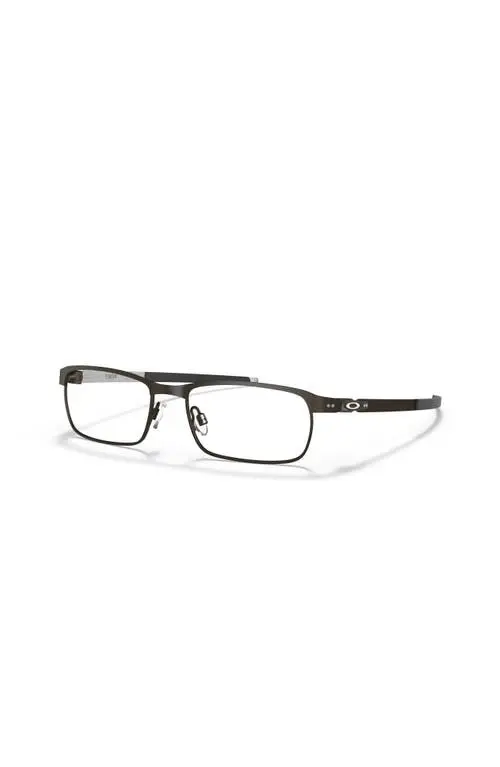Oakley 52mm Rectangle Full Rim Eyeglasses - Grey