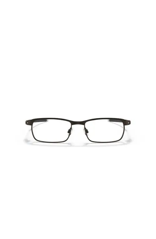 Oakley 52mm Rectangle Full Rim Eyeglasses - Grey