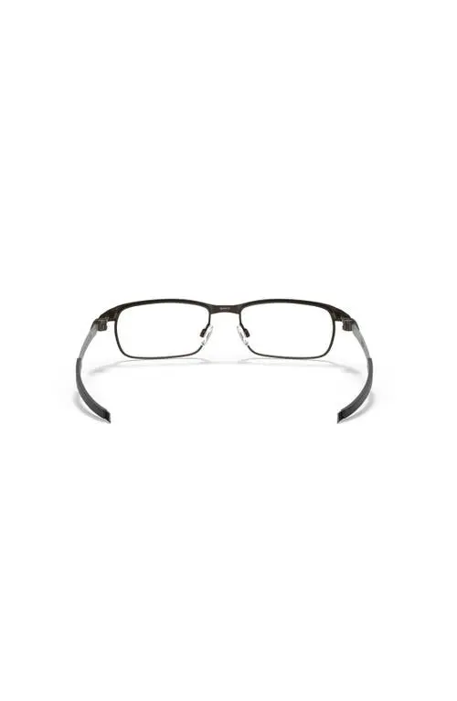 Oakley 52mm Rectangle Full Rim Eyeglasses - Grey