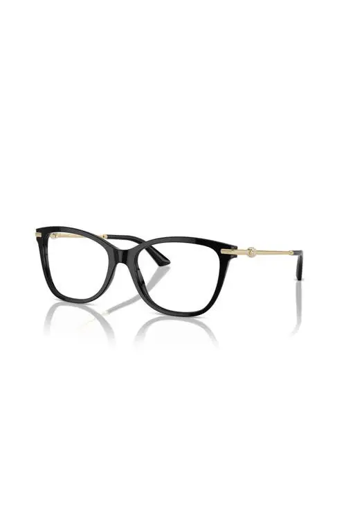 JIMMY CHOO 54mm Rectangle Eyeglasses - Black