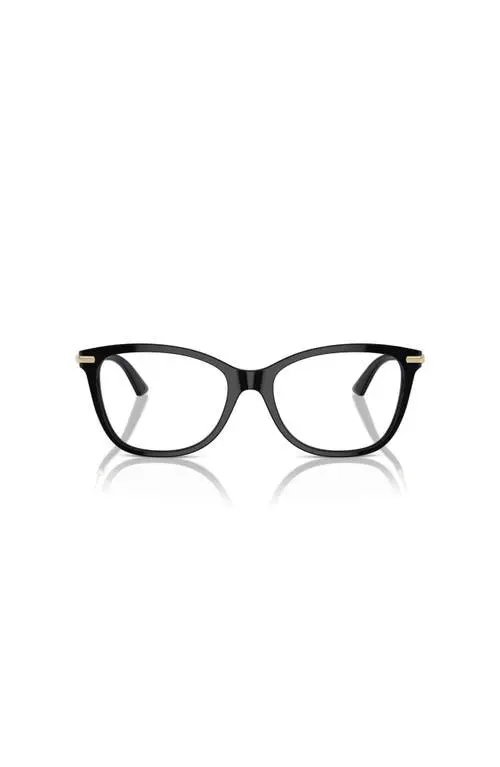 JIMMY CHOO 54mm Rectangle Eyeglasses - Black