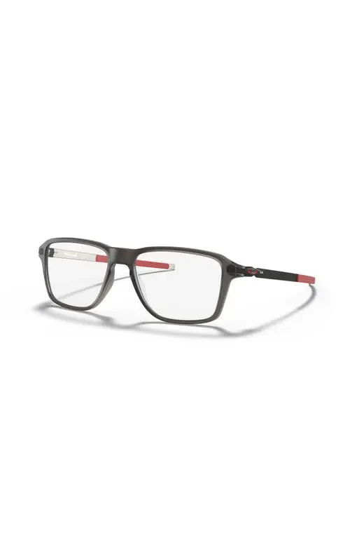 Oakley 54mm Square Full Rim Eyeglasses - Grey