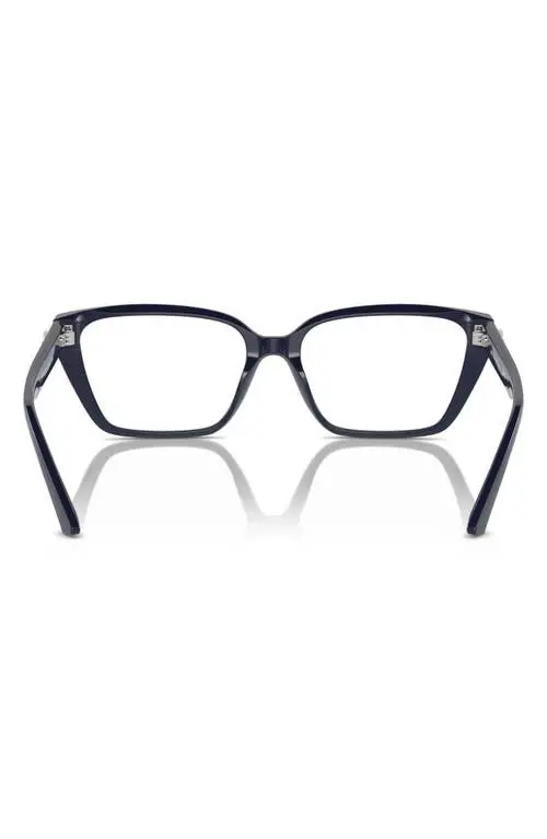 JIMMY CHOO Cat Eye Optical Glasses - Blue/demo Lens