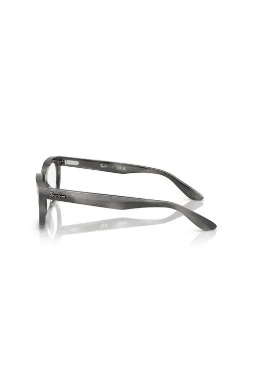Ray-ban 54mm Rectangle Full Rim Eyeglasses