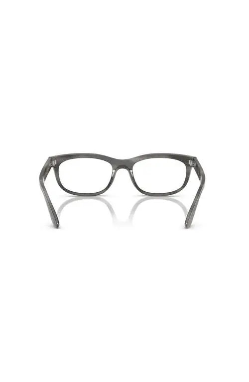 Ray-ban 54mm Rectangle Full Rim Eyeglasses