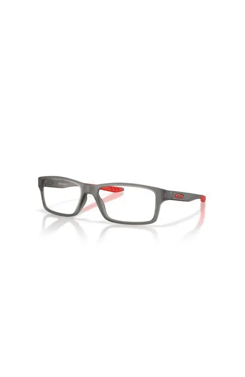 Oakley 51mm Square Full Rim Eyeglasses - Grey