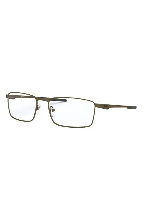 Oakley Fuller Rectangular Optical Eyeglasses - Silver