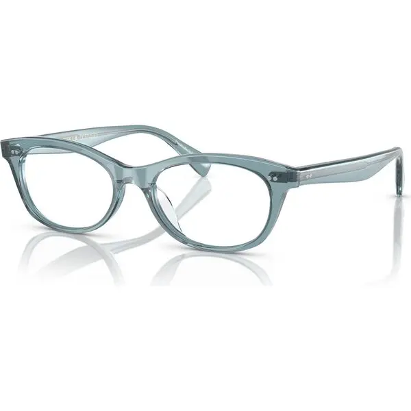 Oliver Spencer 51mm Square Optical Glasses - Blue