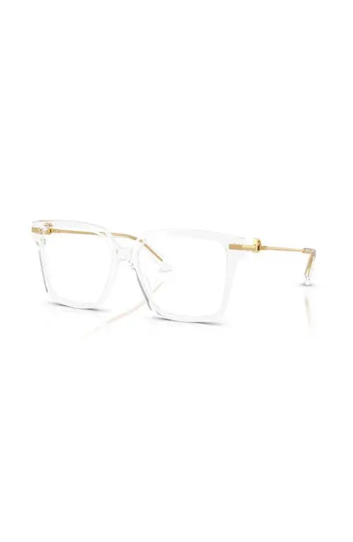 Dolce & Gabbana 56mm Square Optical Glasses - Transparent