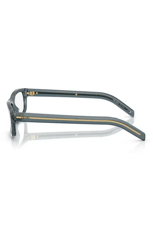 Prada Rectangular Optical Glasses - Blue
