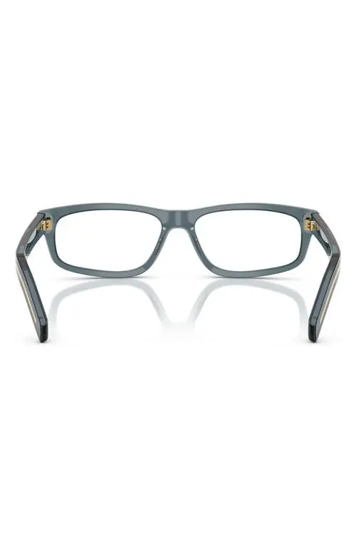 Prada Rectangular Optical Glasses - Blue