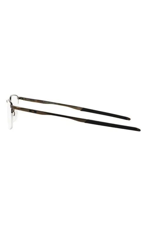 Oakley Barrelhouse 0.5 Semirimless Rectangular Optical Glasses - Silver