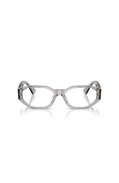 Versace 56mm Irregular Full Rim Optical Glasses