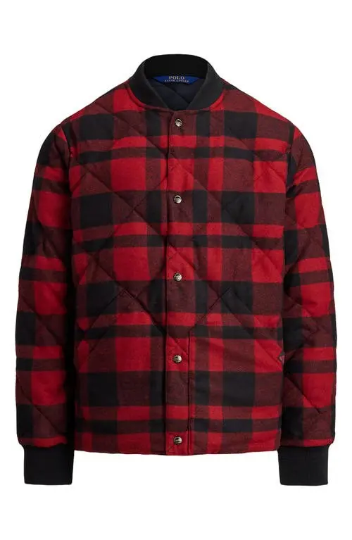 Ralph Lauren Buffalo Check 650-fill Power Down Jacket - Buffalo Plaid