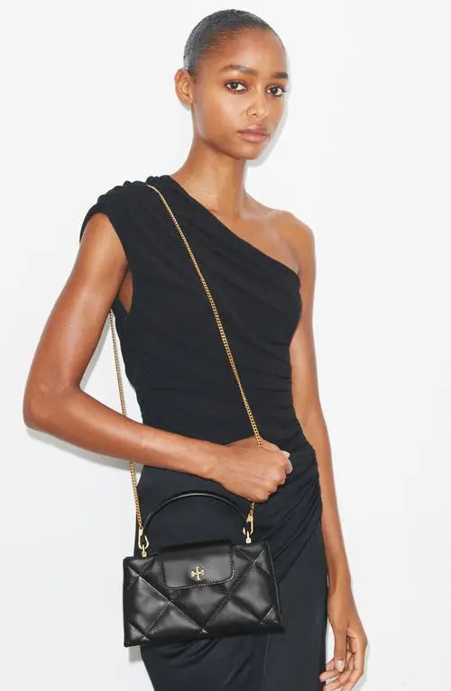 Tory Burch Kira Diamond Quilted East-west Top Handle Bag