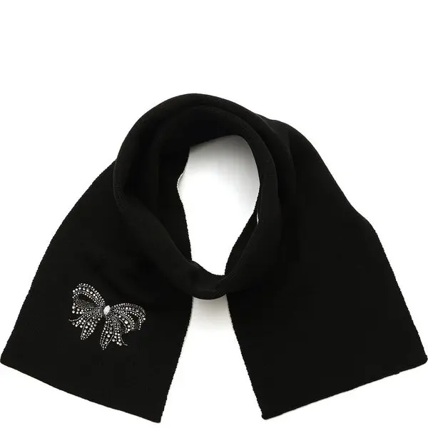 Kurt Geiger Belgravia Bow Scarf - Black