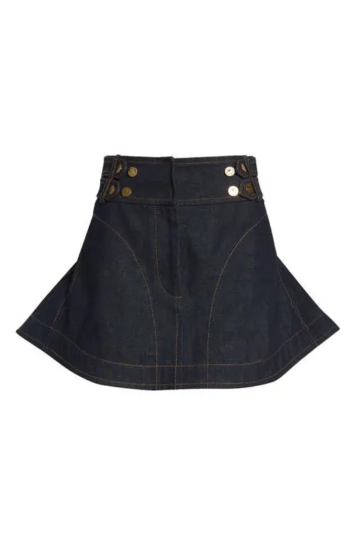 Zimmermann Denim Miniskirt - Night Sky